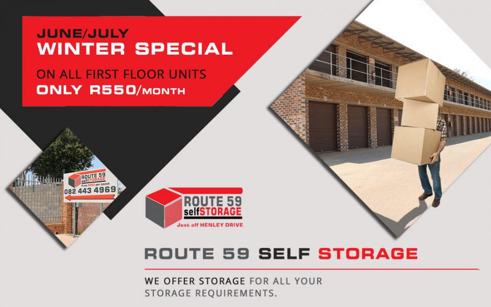 June/July special - R59 Storage | Self Storage Units South Of Johannesburg